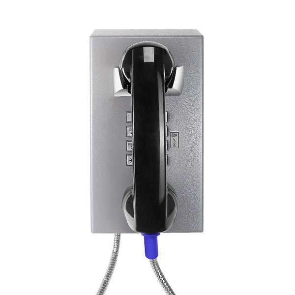 Stainless Steel Wall Phone w/Dialpad | HQ Telecom – HQTELECOM.com